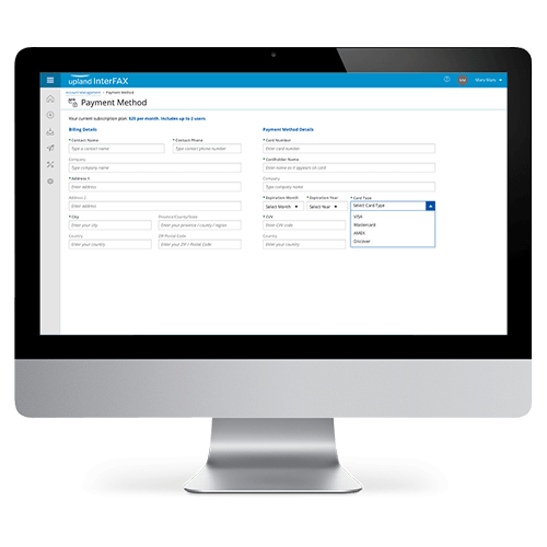 Interfax Electronic Faxing | Marketplace | MicroMD