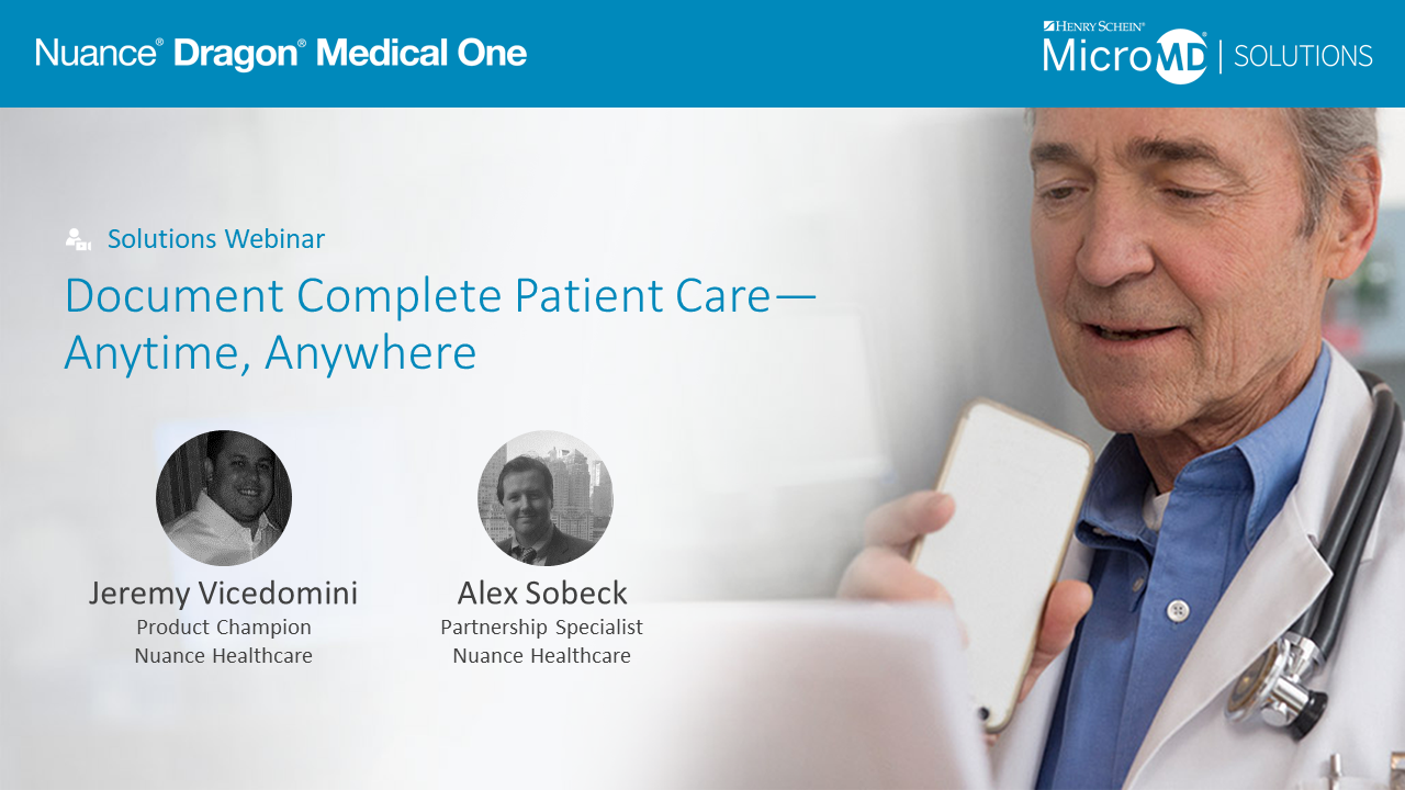 Document Complete Patient Care – Anytime, Anywhere | MicroMD